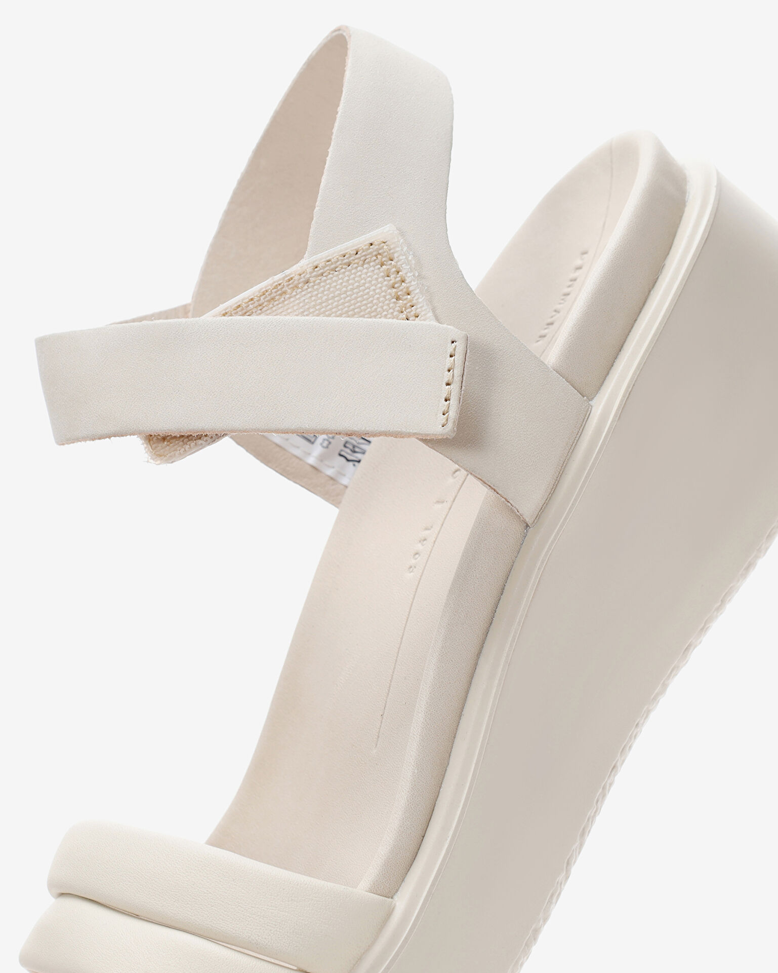 Ecco Flowt Lx Wedge W Sandals Kadın Bej Sandalet 27330359113