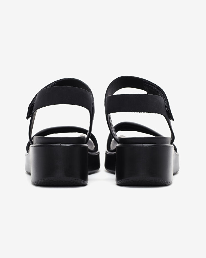 Ecco Flowt Lx Wedge W Sandals Kadın Siyah Sandalet 27330351052