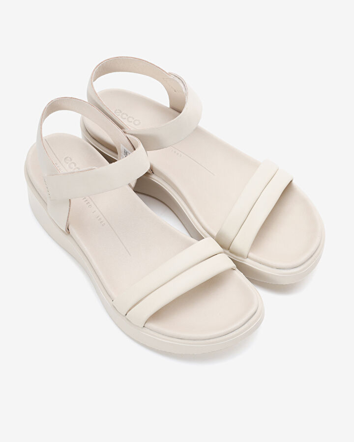 Ecco Flowt Lx Wedge W Sandals Kadın Bej Sandalet 27330359113